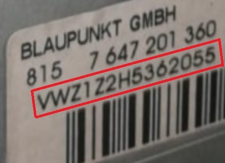 Comment récupérer un code autoradio Volkswagen ? - PackAuto